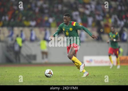 Martin Hongla of Cameroon during Cameroon versus The Gambia, African ...