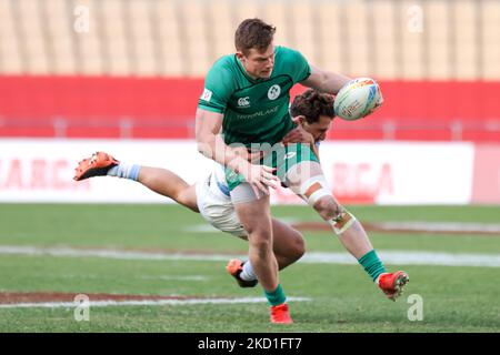 Conor Phillips of Ireland in action during the Men's HSBC World Rugby ...