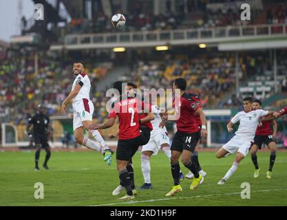 Romain Saïss (captain) of Morocco during Ghana against Morocco, African ...