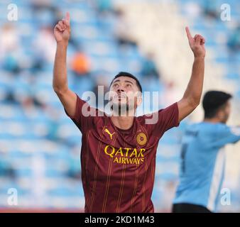 Rodrigo Tabata (12) of Al Sadd reacts during the Amir Cup quarter final ...