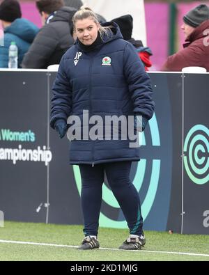 Blackburn Rovers coach Ellie Cash during the Women's FA Cup 4th Round ...
