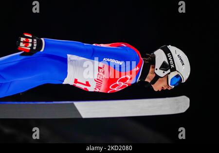 Matthew Soukup from Canada during Ski Jumping at the Beijing 2022 ...
