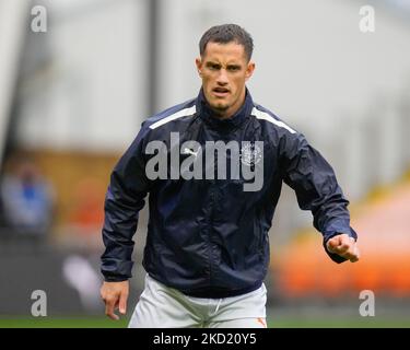 Jerry Yates (9) of Luton Town warms up ahead of the Sky Bet League 1 ...