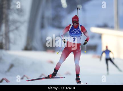 Amy Baserga from Switzerland at Biathlon at the Beijing 2022 Winter ...