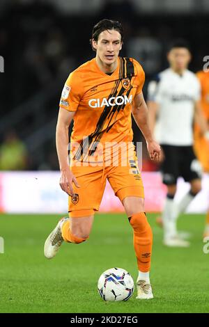 Alfie Jones #5 of Hull City during the Sky Bet Championship match Hull ...