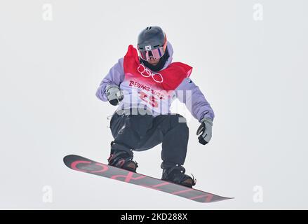 Chaeun Lee from South Korea during Snowboard - Half Pipe at the Beijing 2022 Winter Olympic ...