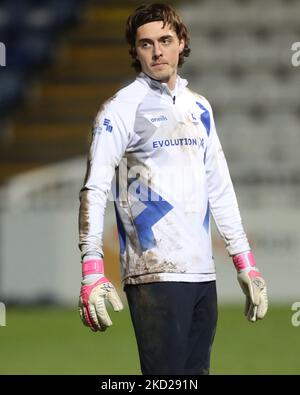 Nicholas Bilokapic of Hartlepool United warms up during the Sky Bet ...