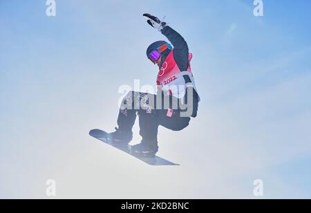 Chase Josey from USA during Snowboard - Half Pipe at the Beijing 2022 ...