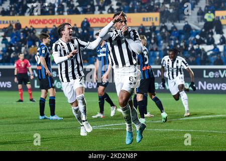 Danilo of FC Juventus celebrates after scoring first goal during the ...