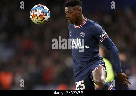 Nuno Mendes of PSG during the UEFA Champions League Quarter-finals 1st ...