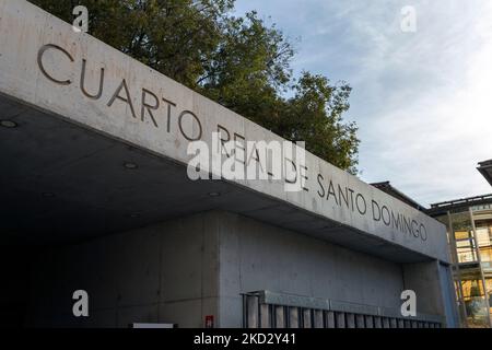 Granada, Spain - October 28, 2022: Entrance of the Cuarto Real de Santo ...
