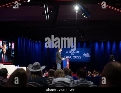 James O'Keefe during the CPAC 2022 Day One continues in Orlando ...