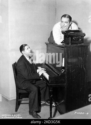 Songwriters lyricist MACK GORDON and composer HARRY REVEL (top ...