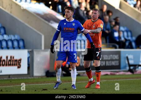 Oldham Athletic's Luke Hannant during the Sky Bet League 2 match ...
