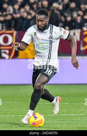 Spezia's M'Bala Nzola during the italian soccer Serie A match Spezia ...