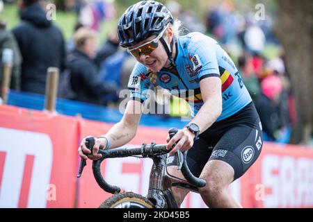 Belgian Laura Verdonschot pictured in action during the women's U23 ...