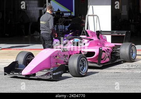 Tereza Babickova, during the W Series testing at the Barcelona ...