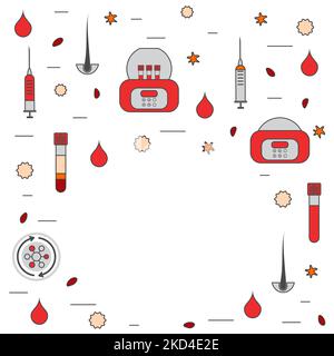 PRP procedure, conceptual illustration Stock Photo - Alamy