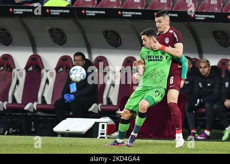 Razvan Gradinaru in action during the game CFR Cluj vs FC Dinamo ...