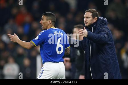 Everton's Allan during Premier League between Tottenham Hotspur and ...