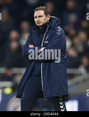 Everton manager Frank Lampard during Premier League between Tottenham ...