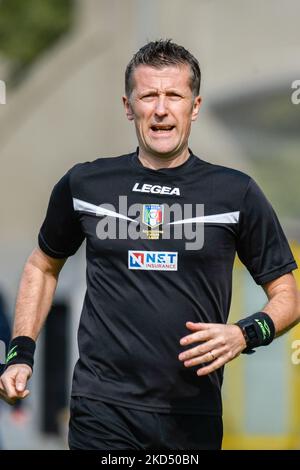 Referee Mr. Daniele Orsato during the italian soccer Serie A match ...
