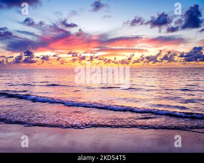 Beautiful Sunrise Hollywood Beach,Sunrise Miami,South Florida,USA Stock ...