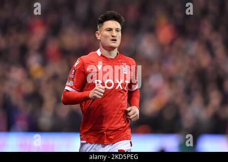Joe Lolley of Nottingham Forest during the Sky Bet Championship match ...