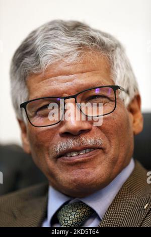 Abdelkader taleb omar Polisario Ambassador to Algeria at His office in ...