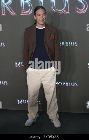 Daniel Espinosa attends the Morbius movie premiere at 'Callao ...