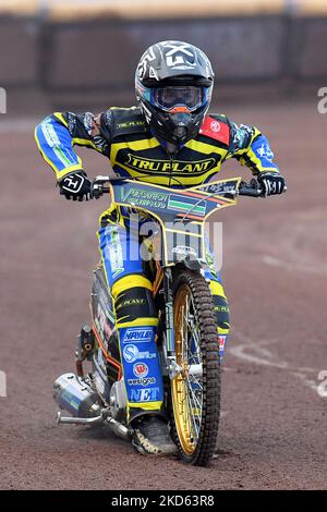 SHEFFIELD, UK. MAR 23RD Connor Mountain of Sheffield Tigers during ...