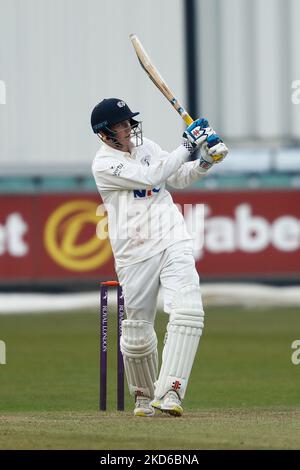 Harry Brook of England bats during the 5th Rothesay Test Match day 4 ...