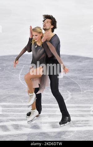 Angers, France. November 5, 2022, Maria Mokhova and Ivan Mokhov (USA ...