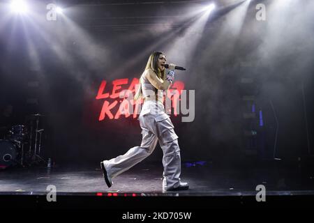 Leah Kate performs live at Fabrique on April 01, 2022 in Milan, Italy ...