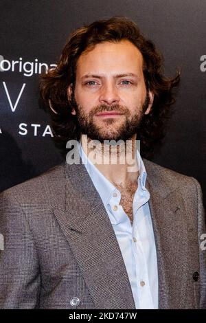 Alessandro Borghi attends the "Diavoli" Tv Series Second Season ...