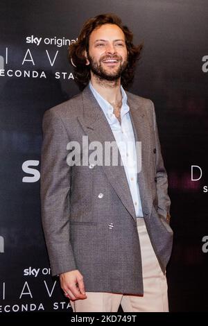 Alessandro Borghi attends the "Diavoli" Tv Series Second Season ...