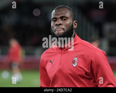 Franck Kessié during the Serie A match between Milan v Atalanta, in ...