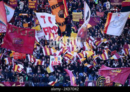 Supporters of US Salernitana 1919 on the stands during the Serie A ...