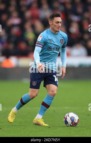 Burnley's Connor Roberts during the Sky Bet Championship match at Turf ...