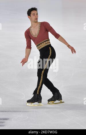 Luc ECONOMIDES (FRA), during Men Free Skating, at the ISU European ...