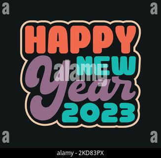 An abstract quote with happy text for wallpapers and stickers Stock ...