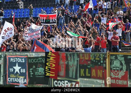 Supporters of Pisa during the Serie A soccer match between Cagliari ...