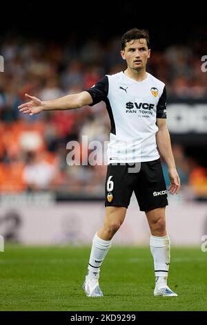 Hugo Guillamon of Valencia CF during LaLiga match between Villarreal CF ...