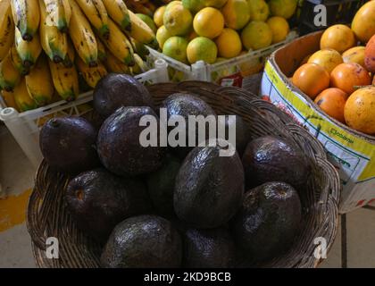 Granadillas for sale at the local market in Aguas Calientes. On ...