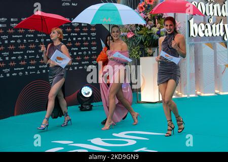 Andromache (Ela) Cyprus during the Turquoise carpet opening ceremony of ...