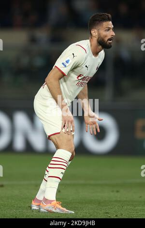 Olivier Giroud (AC Milan) looks on during the italian soccer Serie A ...