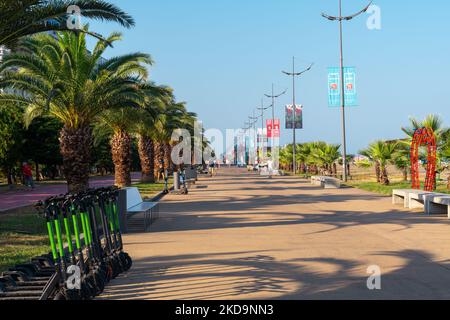 Batumi, Georgia - 30 August, 2022: Modern houses in Batumi city. Travel ...