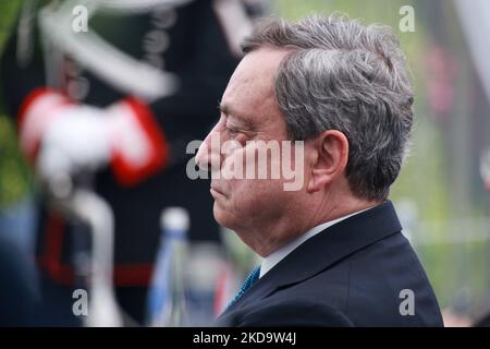 Italian Prime Minister Mario Draghi visits the Shoah Memorial, Binario ...