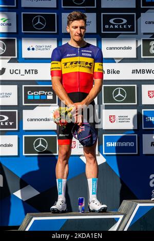 Tom Pidcock wins the third round of MTB World Cup celebrated in Nové M?sto Na Morav? (Czech ...
