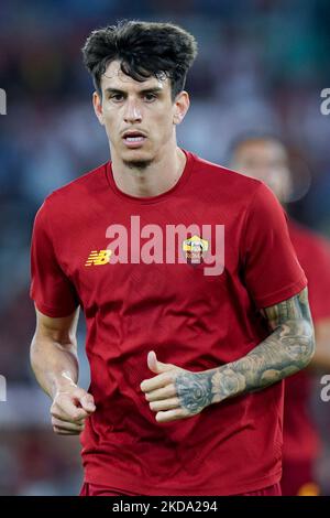 Roger Ibanez of AS Roma looks on during the Serie A 2022/23 match ...